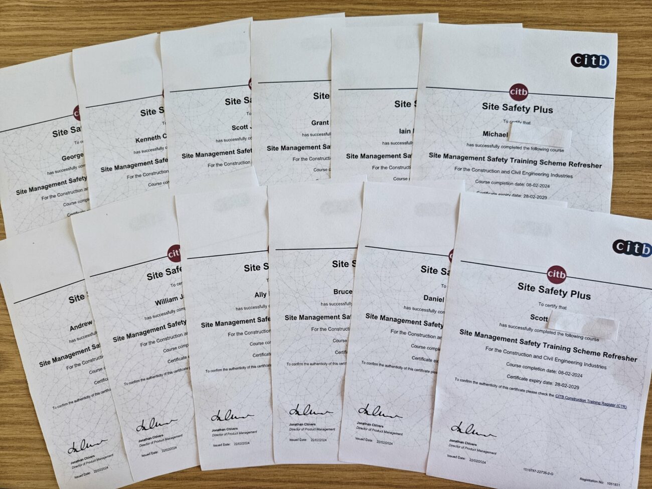 SMSTS Refresher Completed – Angus Construction Training